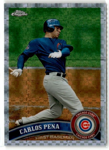 Carlos Pena Chicago Cubs 2011 Topps Chrome X-Fractors #112 | eBay
