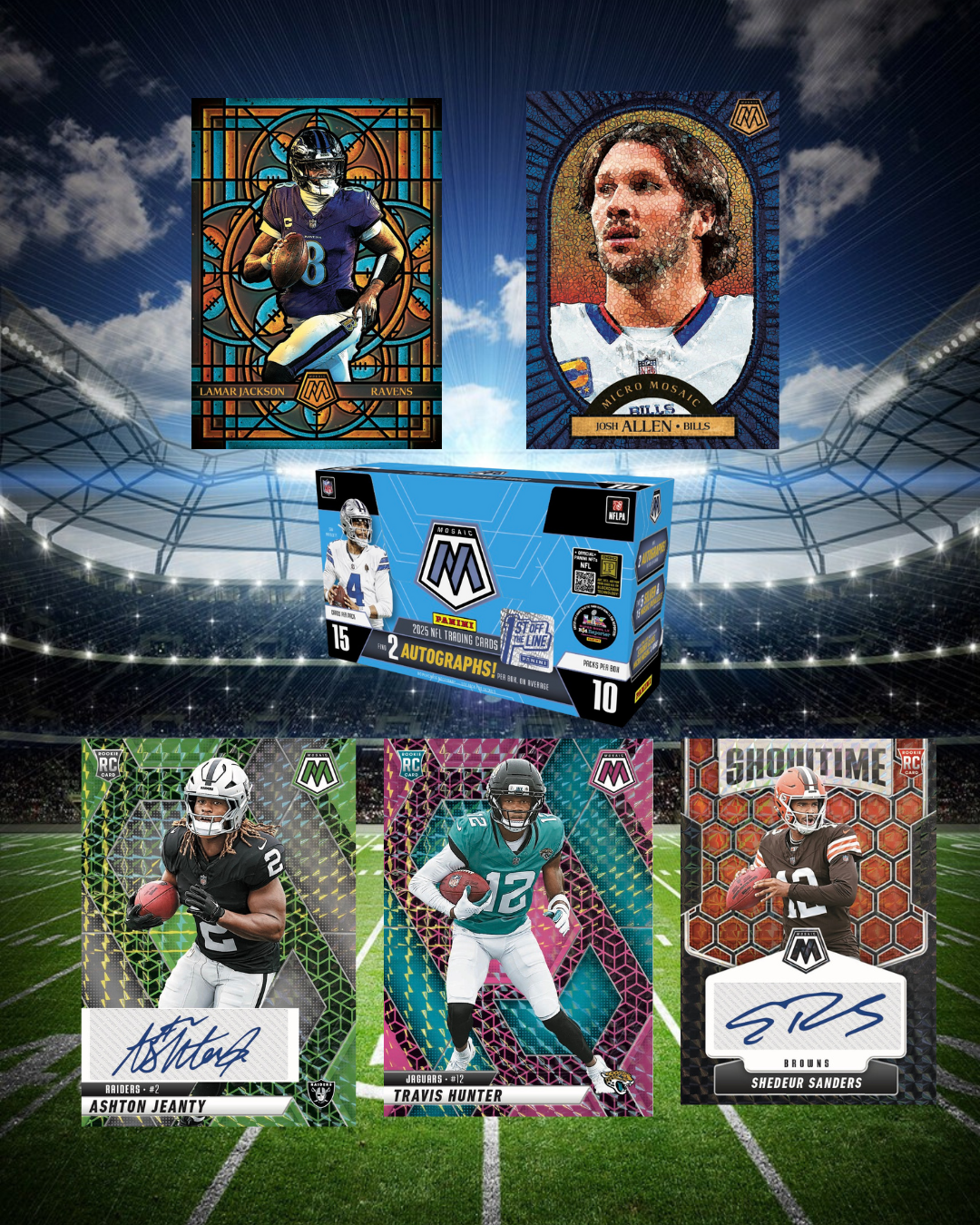 #12 - BREAK 7 - 2 BOX 25 FOTL MOSAIC - RANDOM TEAM #7 | eBay