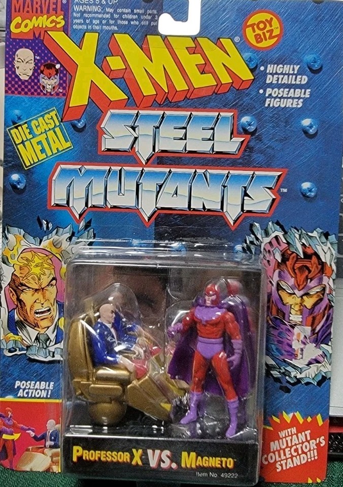 Vintage LOT 1994 Marvel X-Men Steel Mutants Die Cast Metal Action ...