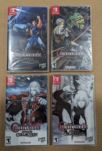 Castlevania Advance Complete Collection - ALL 4 COVERS Nintendo Switch ...