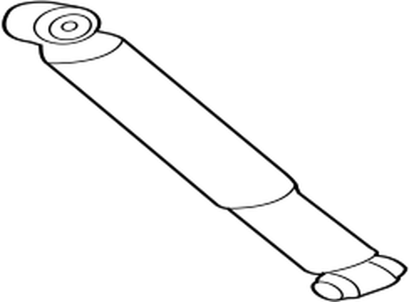 48540-48392 Toyota Absorber assy, shock, rear lh 4854048392, New ...