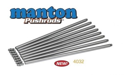EMPI 4032 MANTON 11.500 OAL STEEL PUSH RODS 3/8" THICK FOR DUAL SPRING ...
