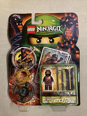 Lego 9572 NRG COLE Ninjago Spinner MINIFIGURE Ninja Gold Energry NEW ...