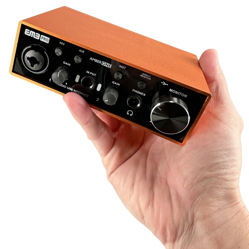 EMB 2In-2Out USB-C Audio Interface (Resolution 24Bit/96kHz) 48V Phantom ...