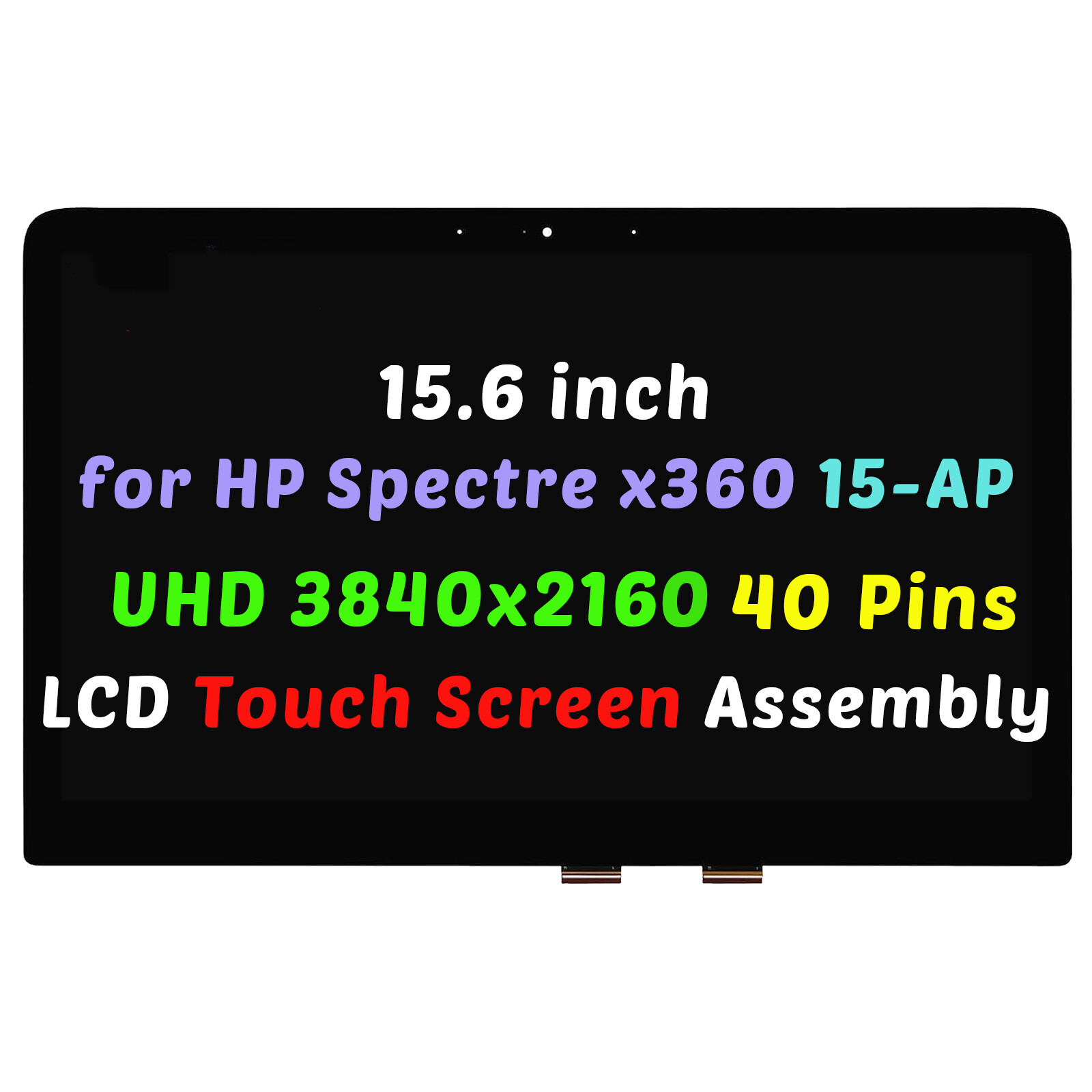 15.6 for HP Spectre x360 15-ap 15t-ap000 3840x2160 LED LCD Touch Screen ...