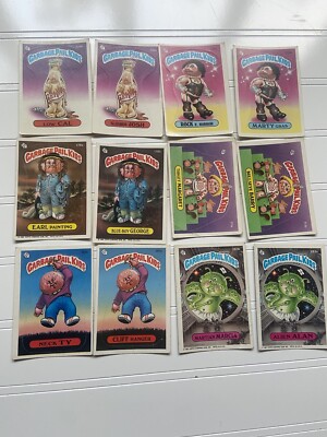 vintage 1980s Garage Pail Kids trading cards Lot Of 24 | eBay