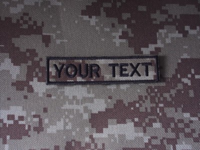 4 Pcs. DIGITAL CAMO CUSTOM NAME TEXT ARMY MILITARY NAME TAG EMBROIDERED ...