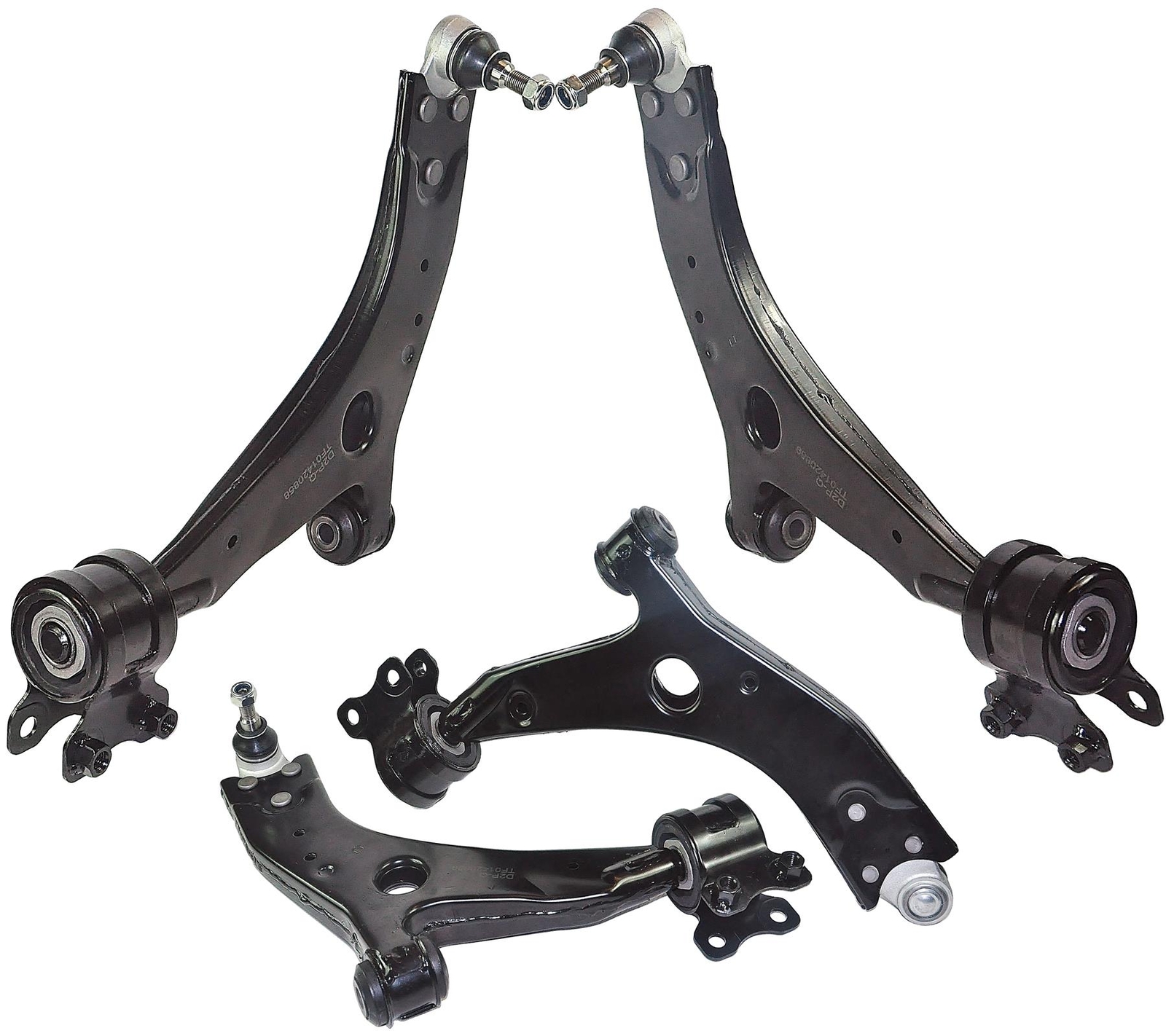 2x Front Lower Suspension Wishbone Track Control Arms For Ford Focus ...