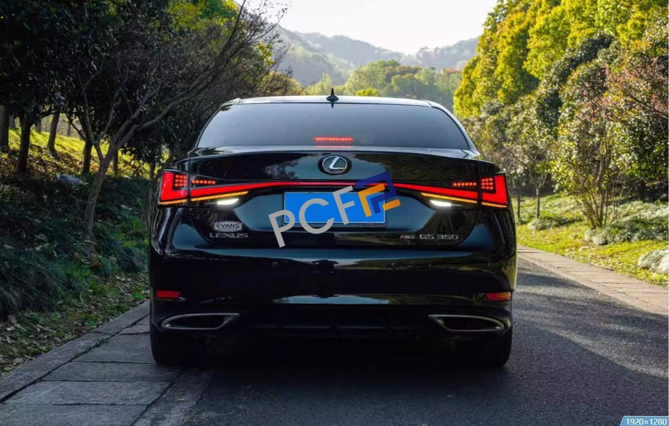 2012-2021 LED Rear Lamps Taillights Assemblies For Lexus GS F GS300 ...