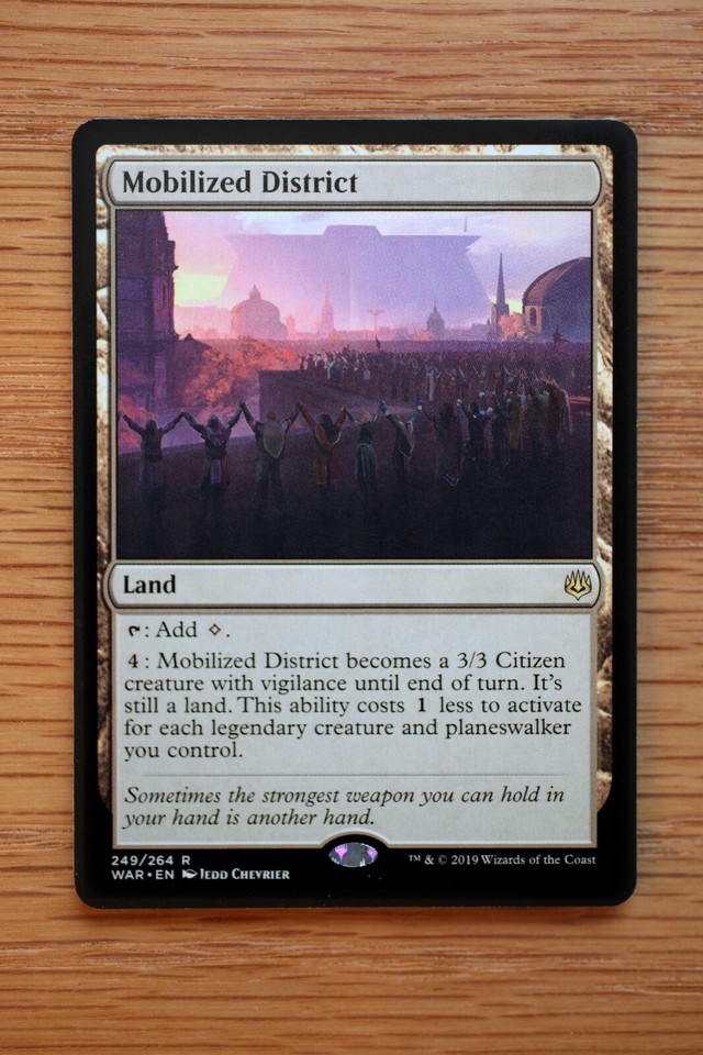 Set of 6 Colorless Manlands Man Lands *NM* Creature Lands (English ...