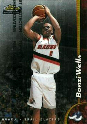 1998-99 Finest #236 Bonzi Wells RC Portland Trail Blazers | eBay