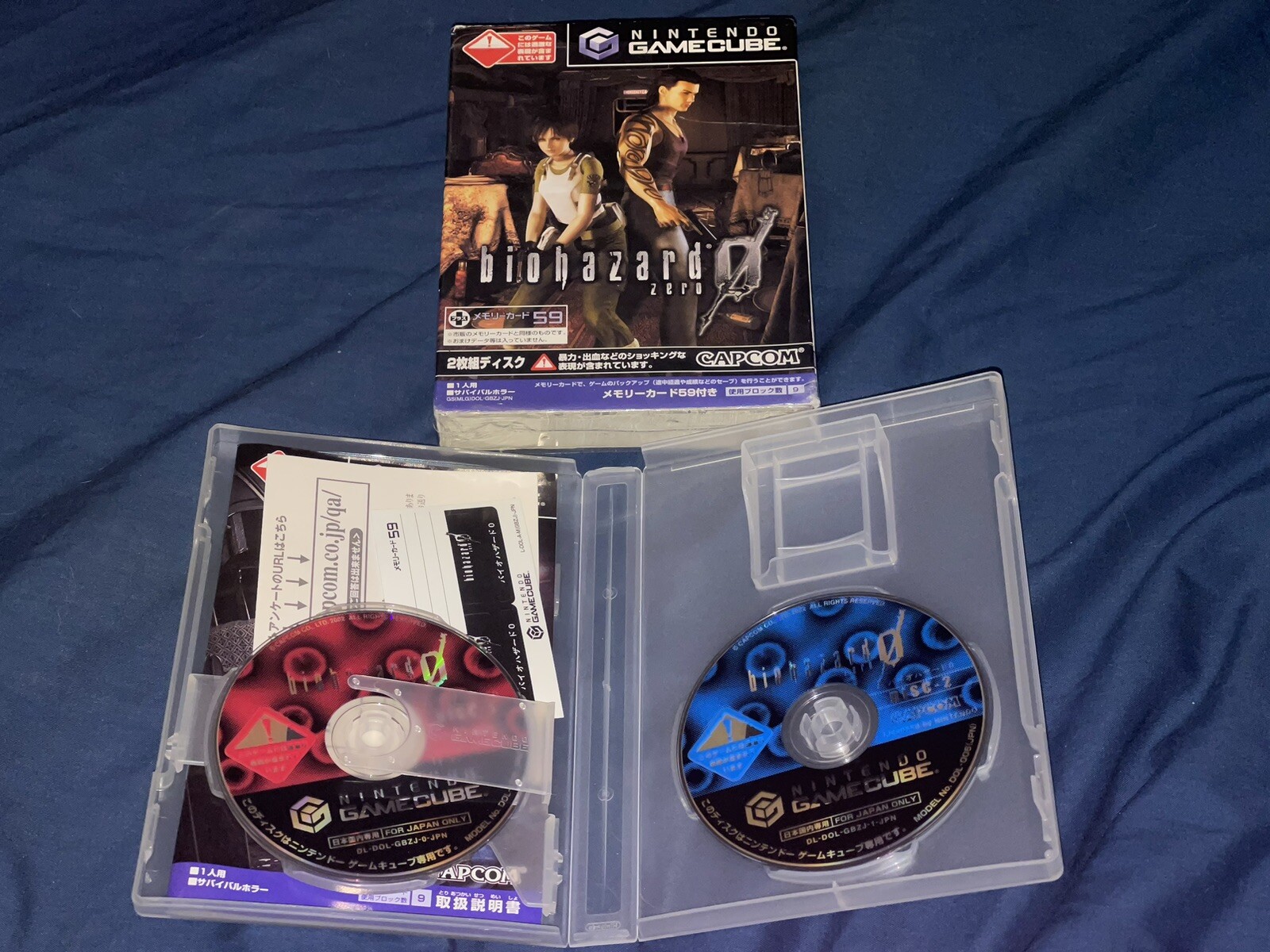 Nintendo GameCube Biohazard Zero 0 Works! CIB Resident Evil Japan US ...