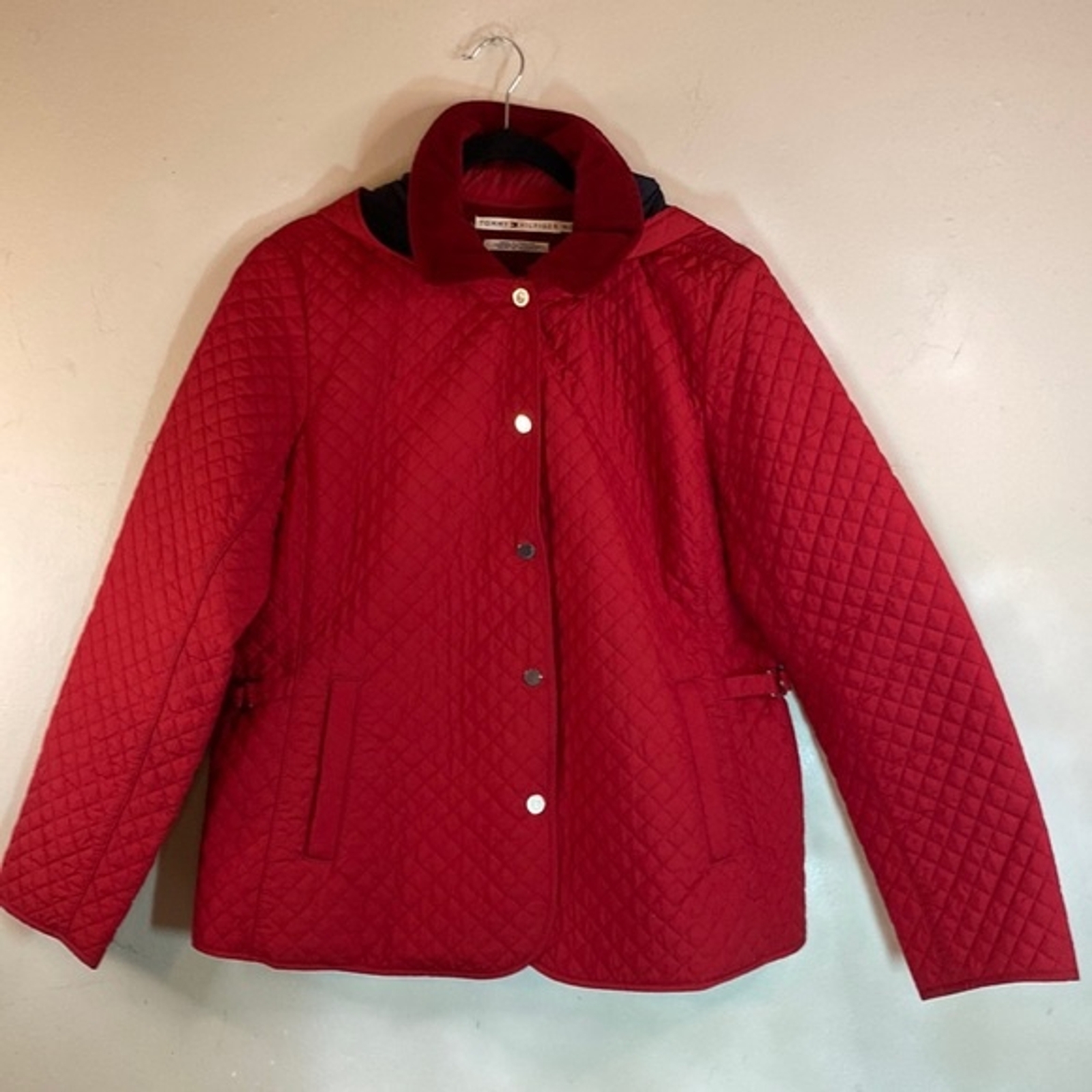 Tommy Hilfiger Red Preppy Quilted Jacket - Gem