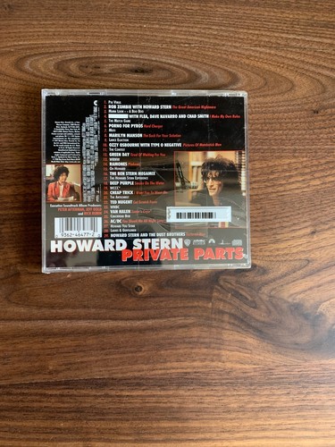 Howard Stern Private Parts Movie Soundtrack CD NEW SEALED Zombie Manson ...