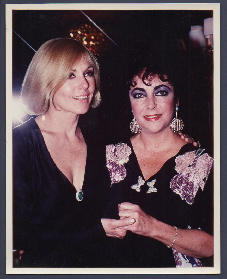 KIM NOVAK & ELIZABETH TAYLOR candid COLOR PHOTO FROM ORIG NEG 8x10 ...