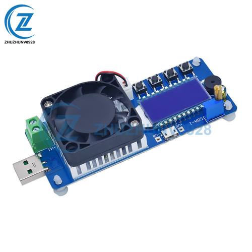 25W 35W Constant Current Electronic Load USB Power Detector Adjustable ...