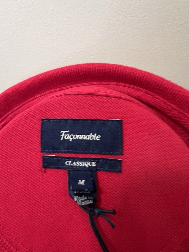 Façonnable Classique Med Men’s Red Pocket Polo Shirt New | eBay