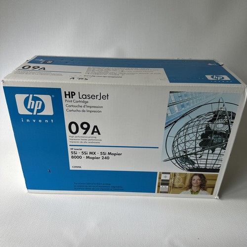Genuine HP LaserJet 09A Black Toner Cartridge C3909A | eBay