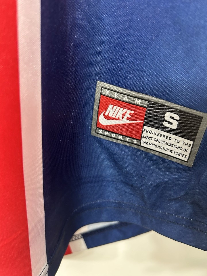 Rare Nike Vintage Paris Saint-Germain 1997-1998 home Soccer Jersey Sz S ...