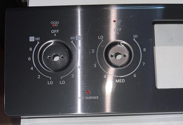 Dg94-01115l Samsung Range Control Panel With Black Stainless for ...