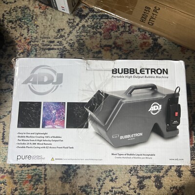 ADJ Products Bubbletron XL DJ Battery Powered Portable Bubble Machine & Remote 819730019691| eBay