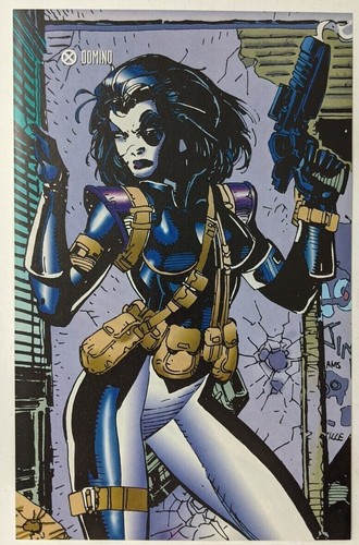 Domino Banshee X-Men Trading Cards Comic Poster Art Pin-Up Original Jim ...
