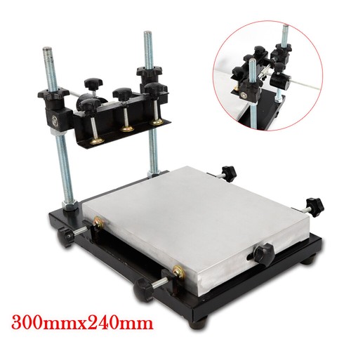 SMT/SMD Screen PCB Stencil Printer SMT Manual Screen Printer 250X300MM ...