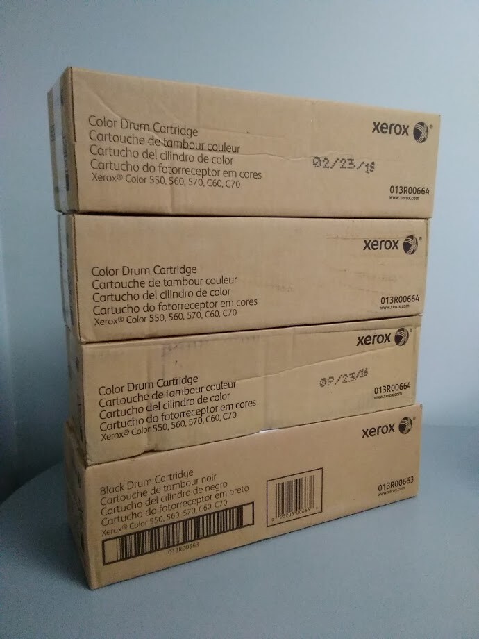 Xerox 013R00664, 013R00663 Drum Unit for Xerox color 550 570,C60 Lot Of ...