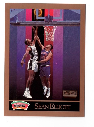1990 SkyBox #256 Sean Elliott San Antonio Spurs Mint Rookie | eBay
