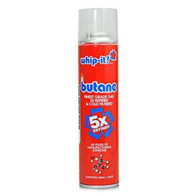 1 Can Whip It Butane 5 300ml 5x butane lighter refill fuel universal ...