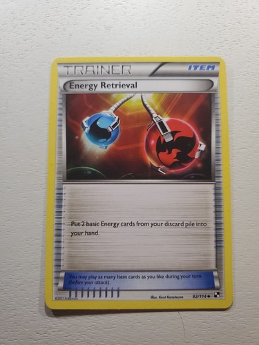 POKEMON-TRAINER-ENERGY RETRIEVAL-2011-92/114-GOOD USED CONDITION!!! | eBay
