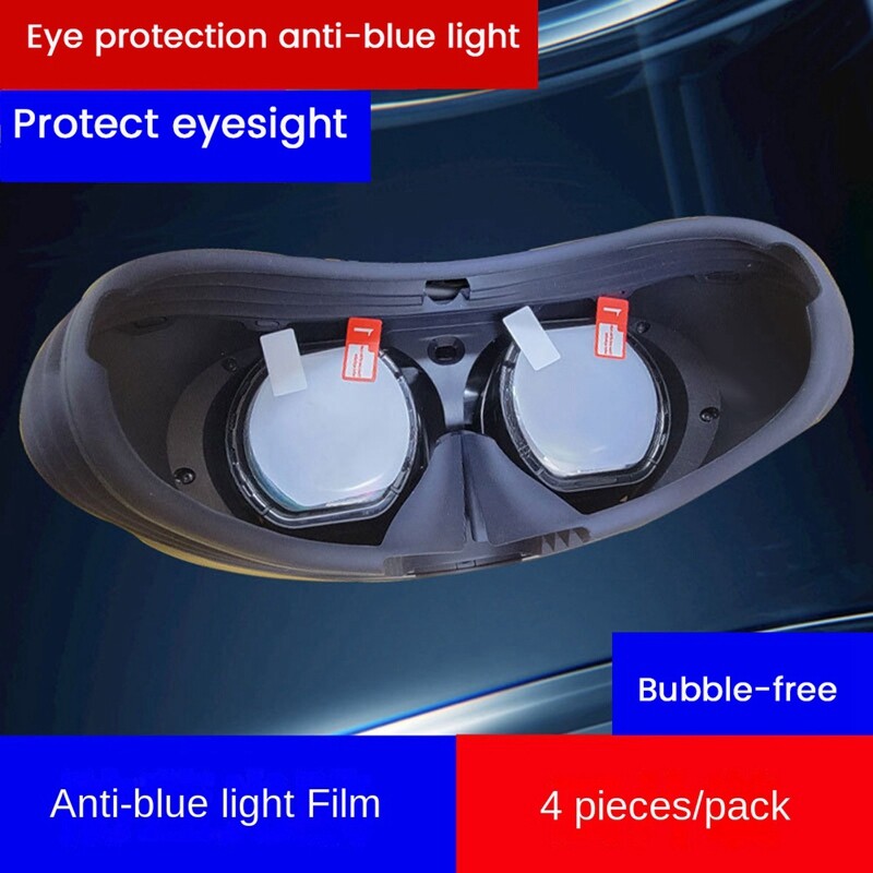 4Pcs Lens Film VR Screen Protectors for PSVR2 Film Index Headset Helmet ...