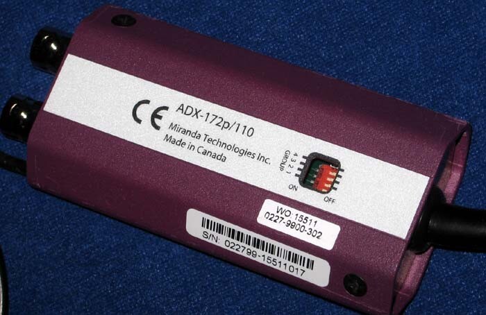 Miranda PicoLink ADX-172P/110 Dual 110ohm AES/EBU Demultiplexer w ...