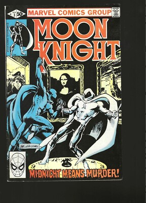 Marvel Comics Moon Knight: Midnight Means Murder! #3 Jan 1981 VF | eBay
