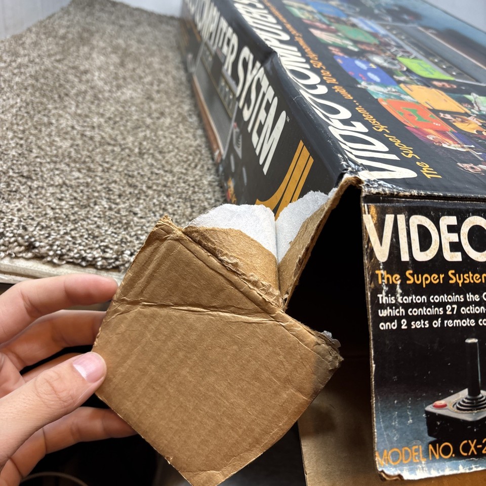 Atari 2600 Heavy Sixer Console In Box Chess Piece Box Tested Works ...