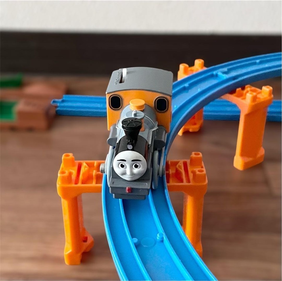 Plarail Thomas & Bash & Dash Log Loading & Unloading Set Layout RARE Japan JPN | eBay