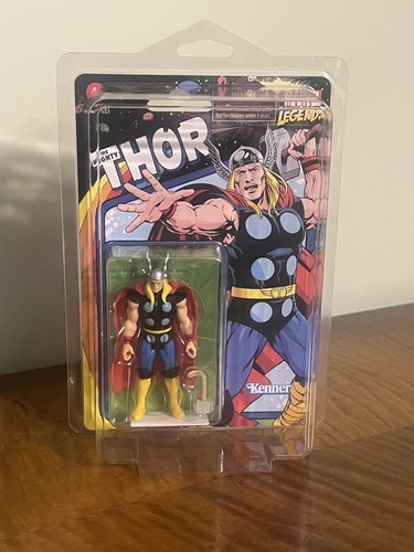 Thor Kenner Marvel Legends 3.75" Retro Action Figure NEW with Protector ...