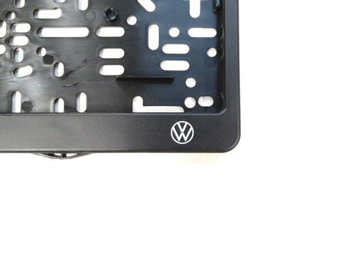 VW License Plate Holder Logo Holder Genuine 000071801BC | eBay UK