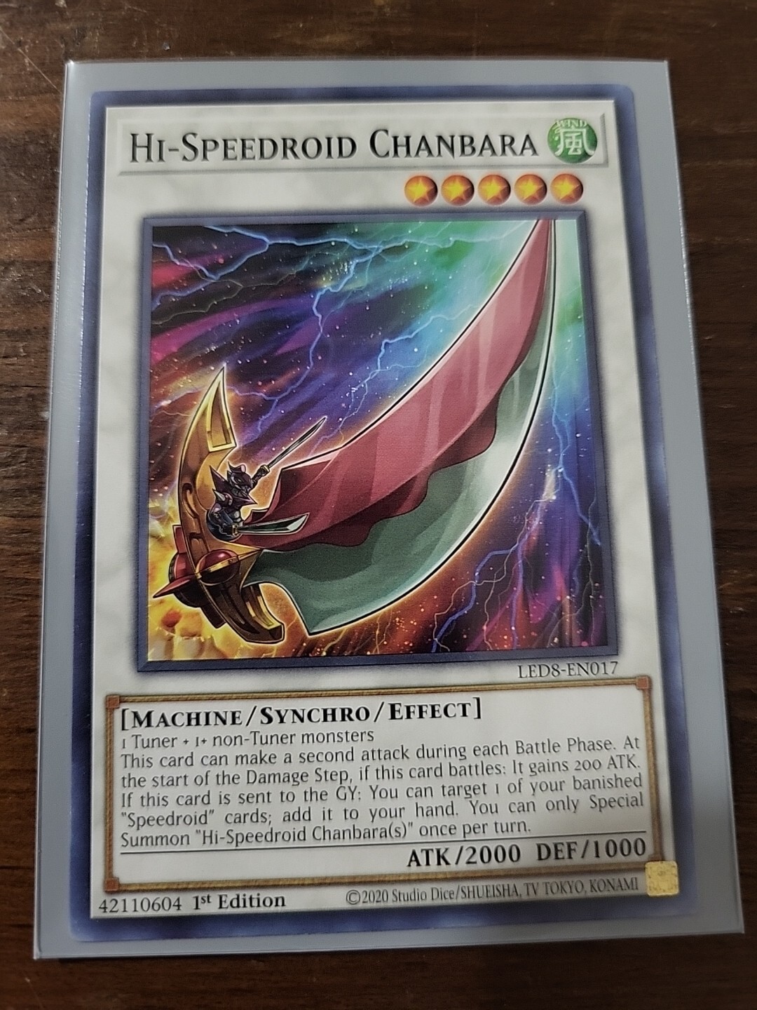 Yu-Gi-Oh! TCG Hi-Speedroid Chanbara Legendary Duelists: Synchro Storm ...