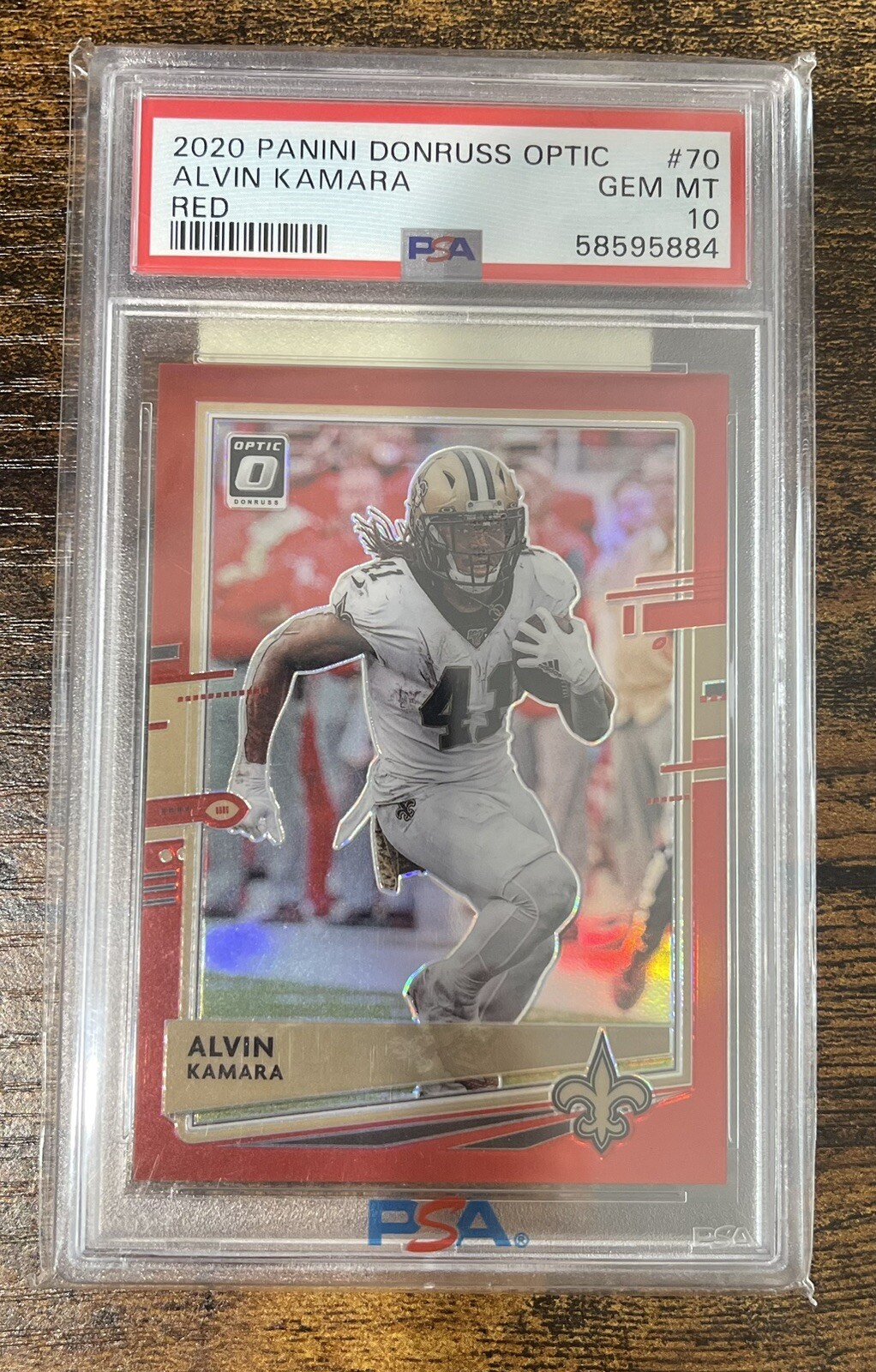 2020 Panini Donruss Optic #70 Red, Alvin Kamara PSA 10 57/99 | eBay