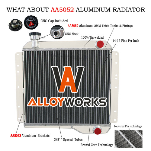 3ROW-ALUMINIUM RADIATOR For TOYOTA LANDCRUISER 40 SERIES HJ45 HJ47 2H ...