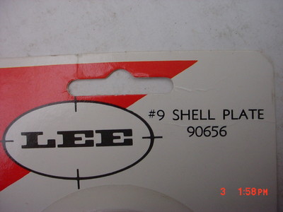 Lee Precision Shell Plate #9 | eBay