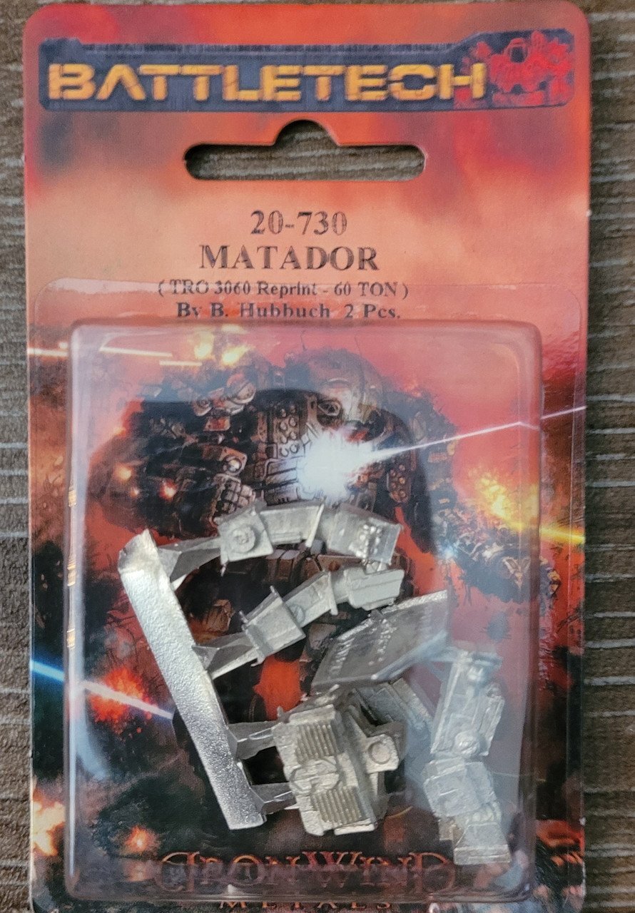 BattleTech 20-730 Matador (Standard)(*See Per Order Flat Rate Shipping ...