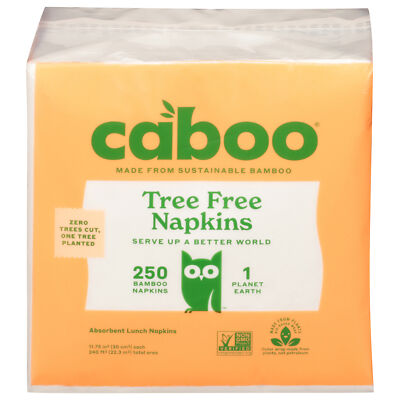 Caboo Napkins Paper 250 Sheet 1ea Pack of 16 | eBay