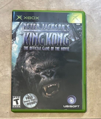 King Kong Official Movie Game Complete case & manual +Movie Ticket ...