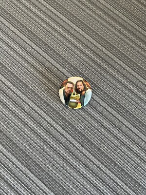 BIG LEBOWSKI The Dude & Walter Jeff Bridges John Goodman 1.25" Button ...