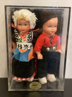 Vintage pair Dutch Boy And Girl Dolls 4” | eBay