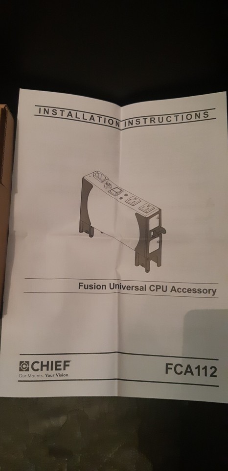chief fusion cpu accessory fca112 | eBay