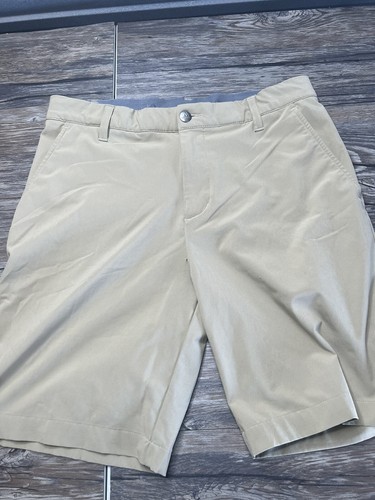 Adidas ClimaLite Golf Shorts Men's Size 30 Brown Flat Front Lightweight ...