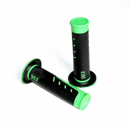 GREEN SHARK 24mm 22mm Handle Bar Throttle Hand Grips PIT PRO Trail Dirt ...